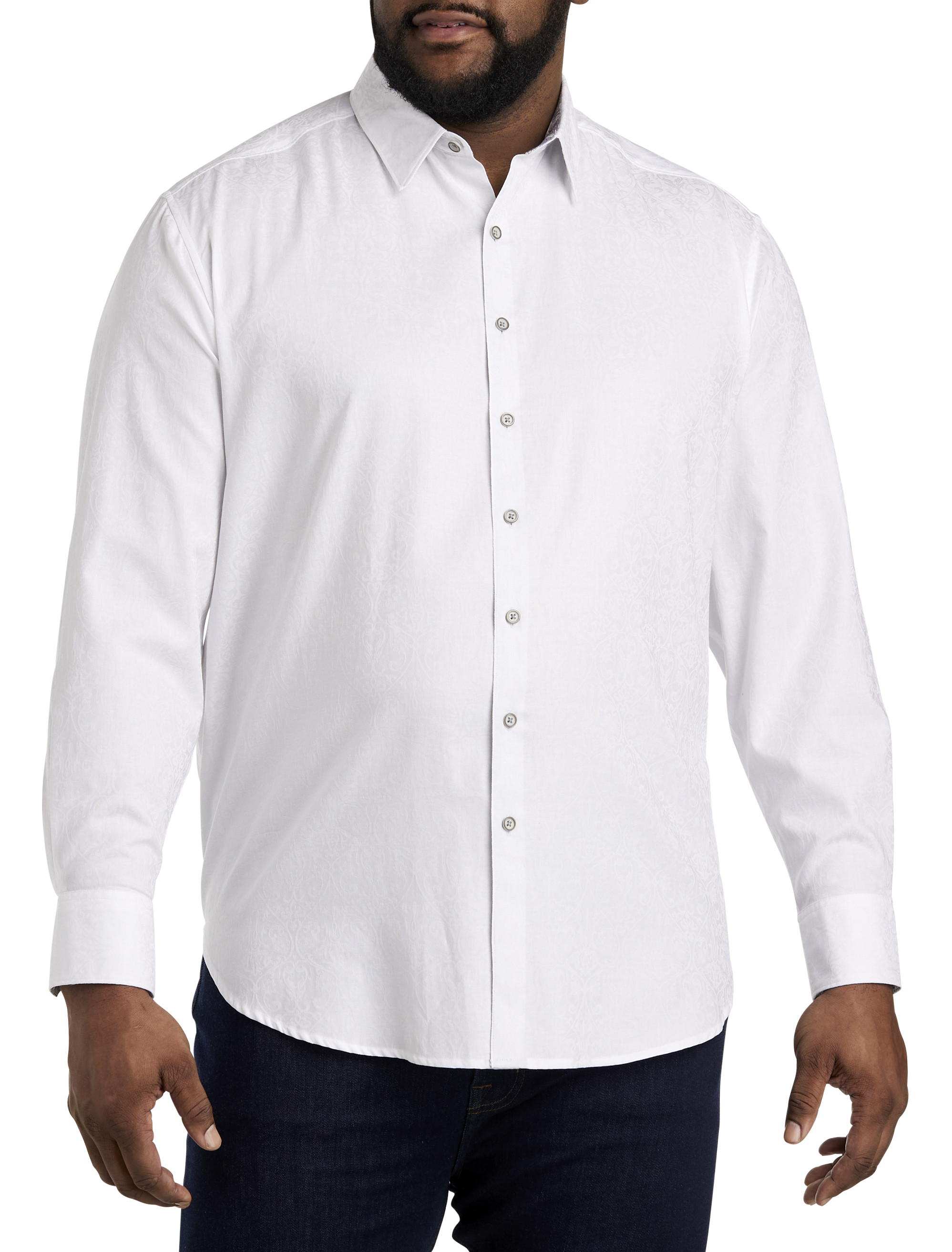 Big + Tall | Robert Graham DXL Luther Tonal Sport Shirt | DXL