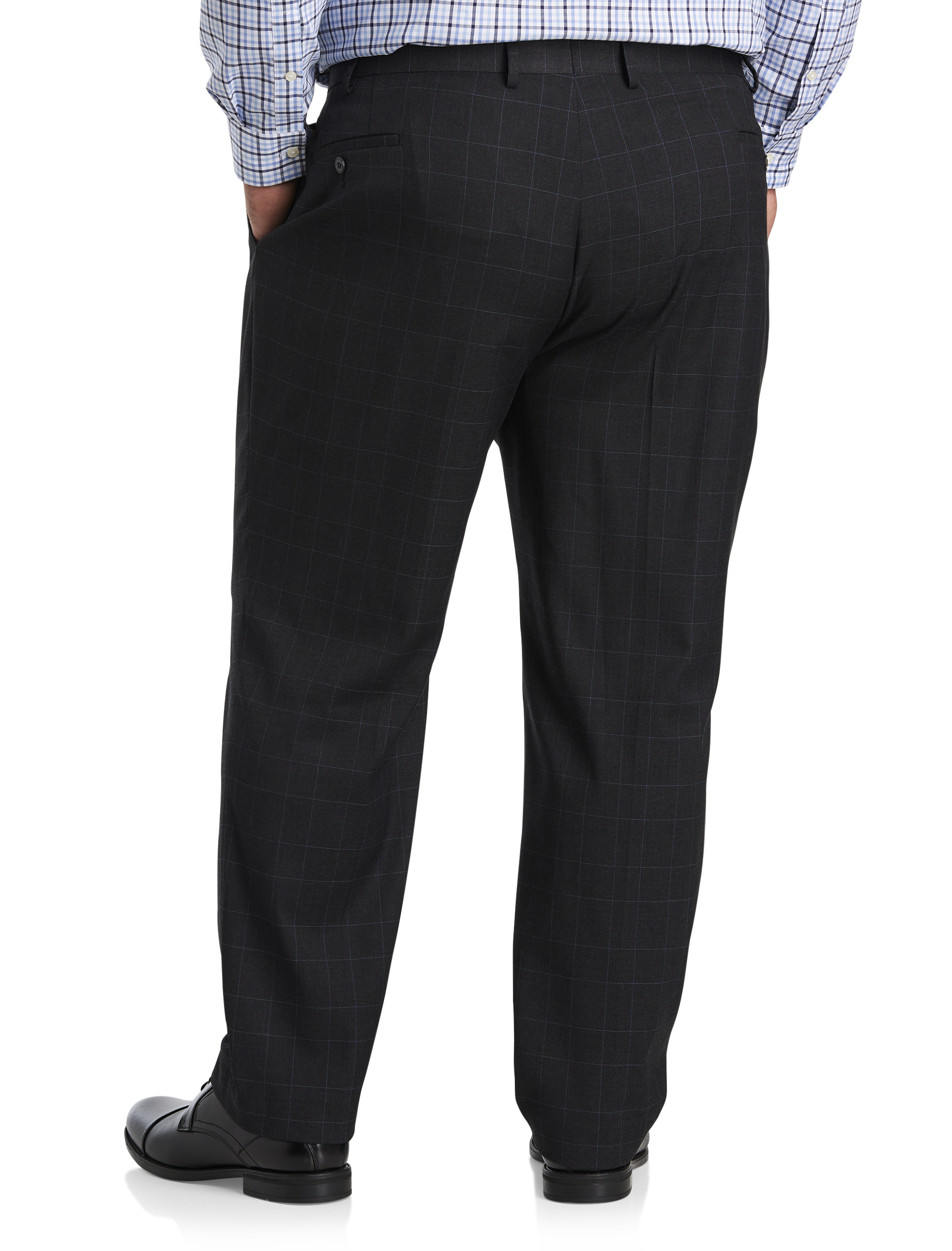 Big + Tall | Michael Kors Windowpane Suit Pants | DXL