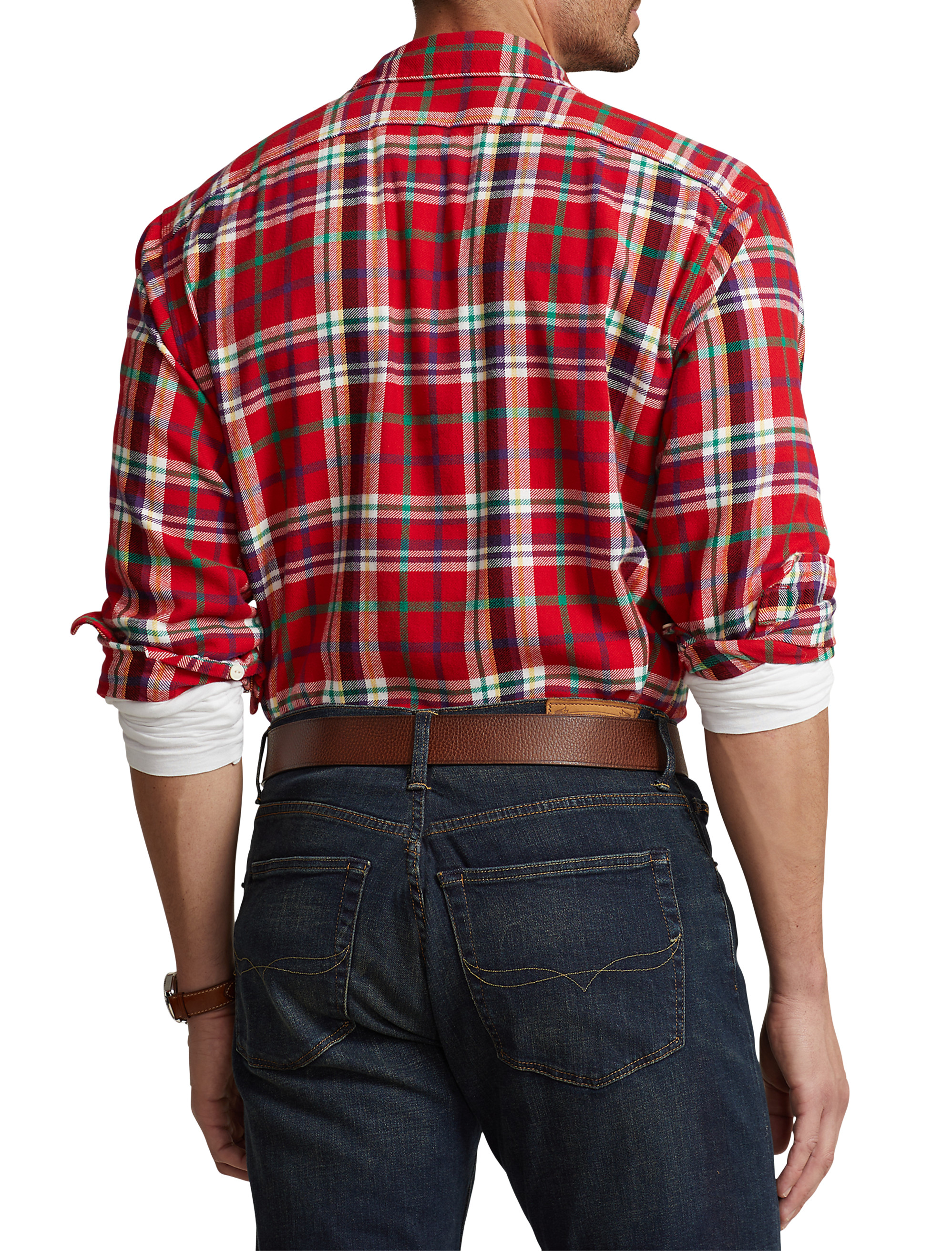 Big + Tall | Polo Ralph Lauren Plaid Flannel Sport Shirt | DXL