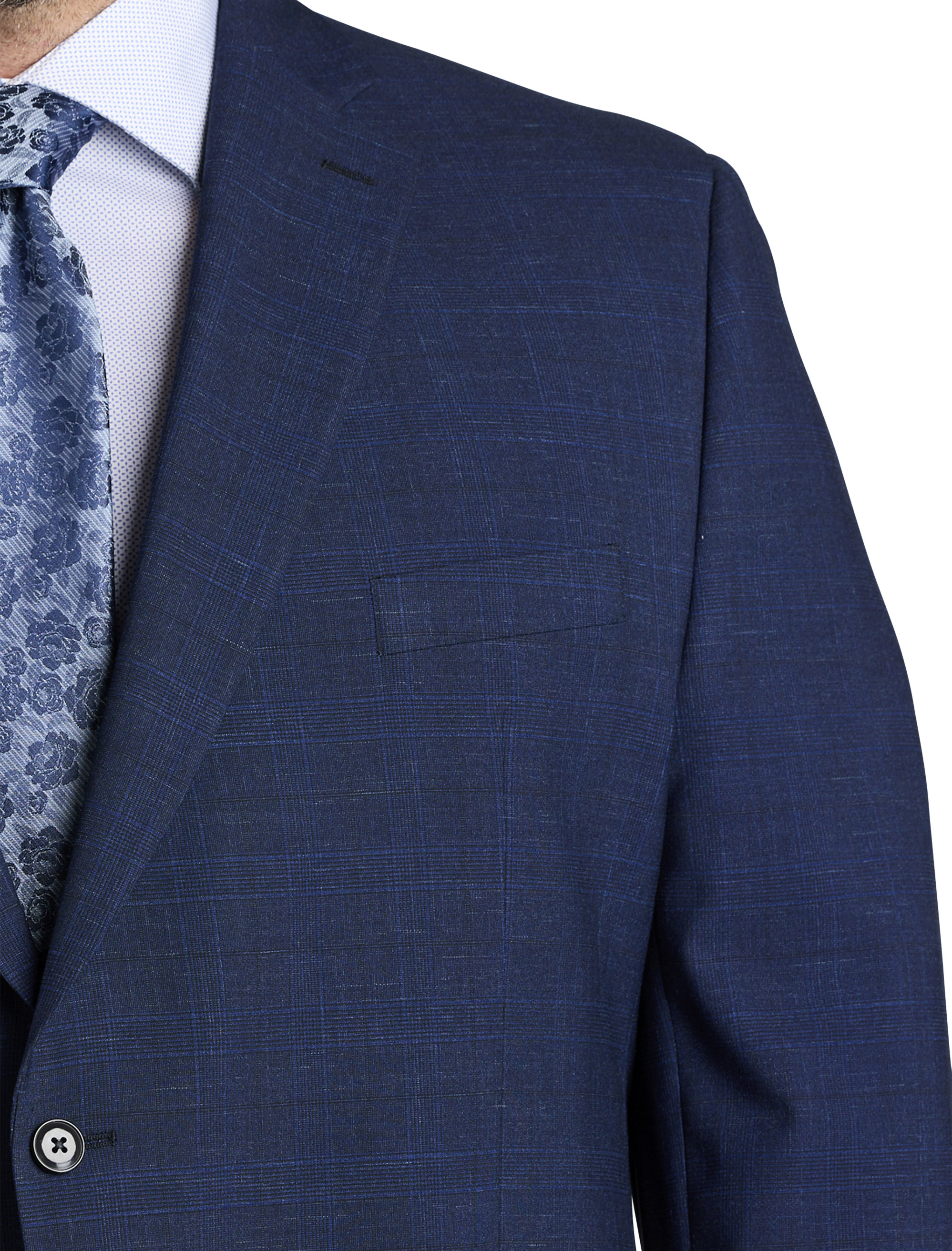 Big + Tall | Michael Kors Windowpane Suit Jacket | DXL