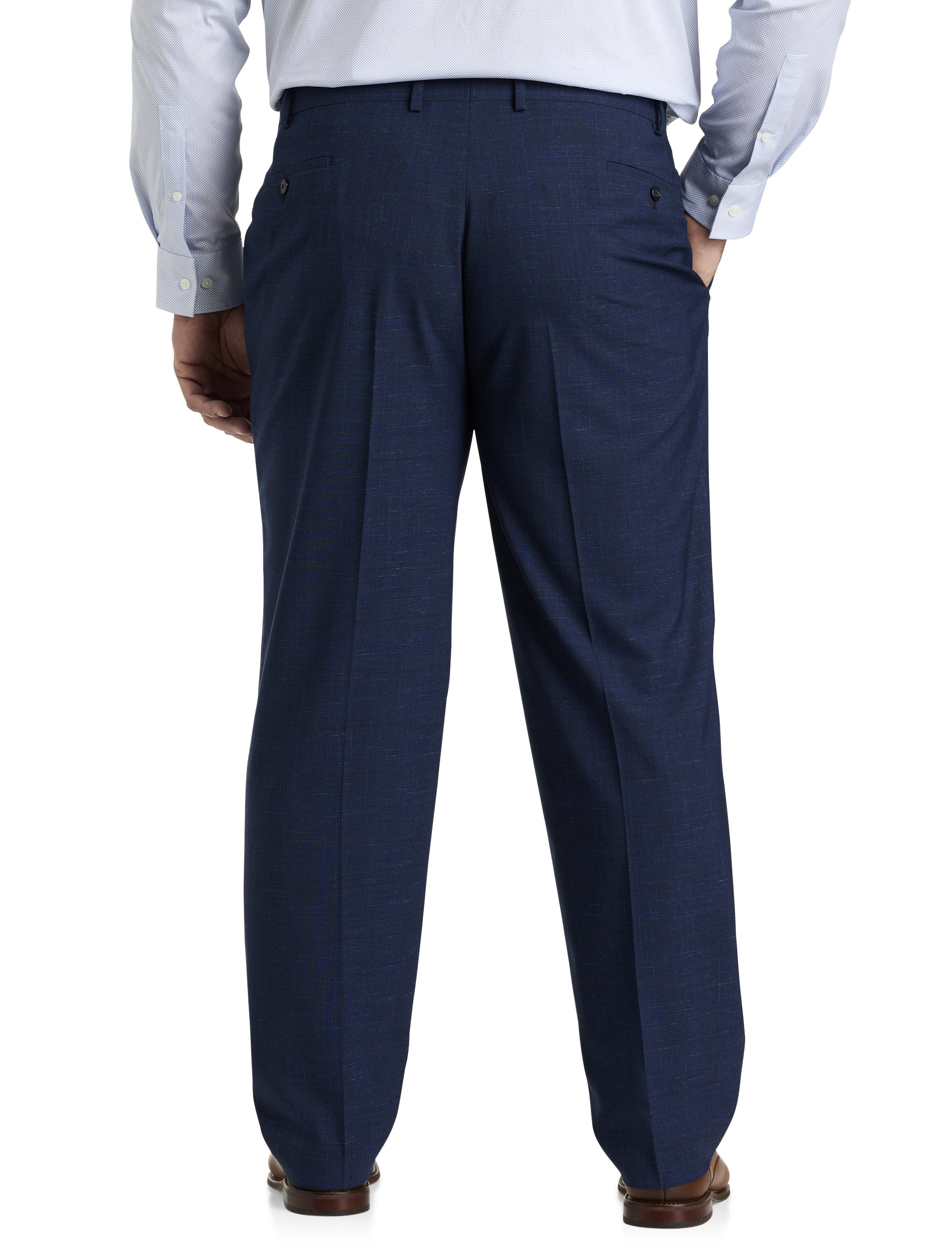 Big + Tall | Michael Kors Windowpane Suit Pants | DXL