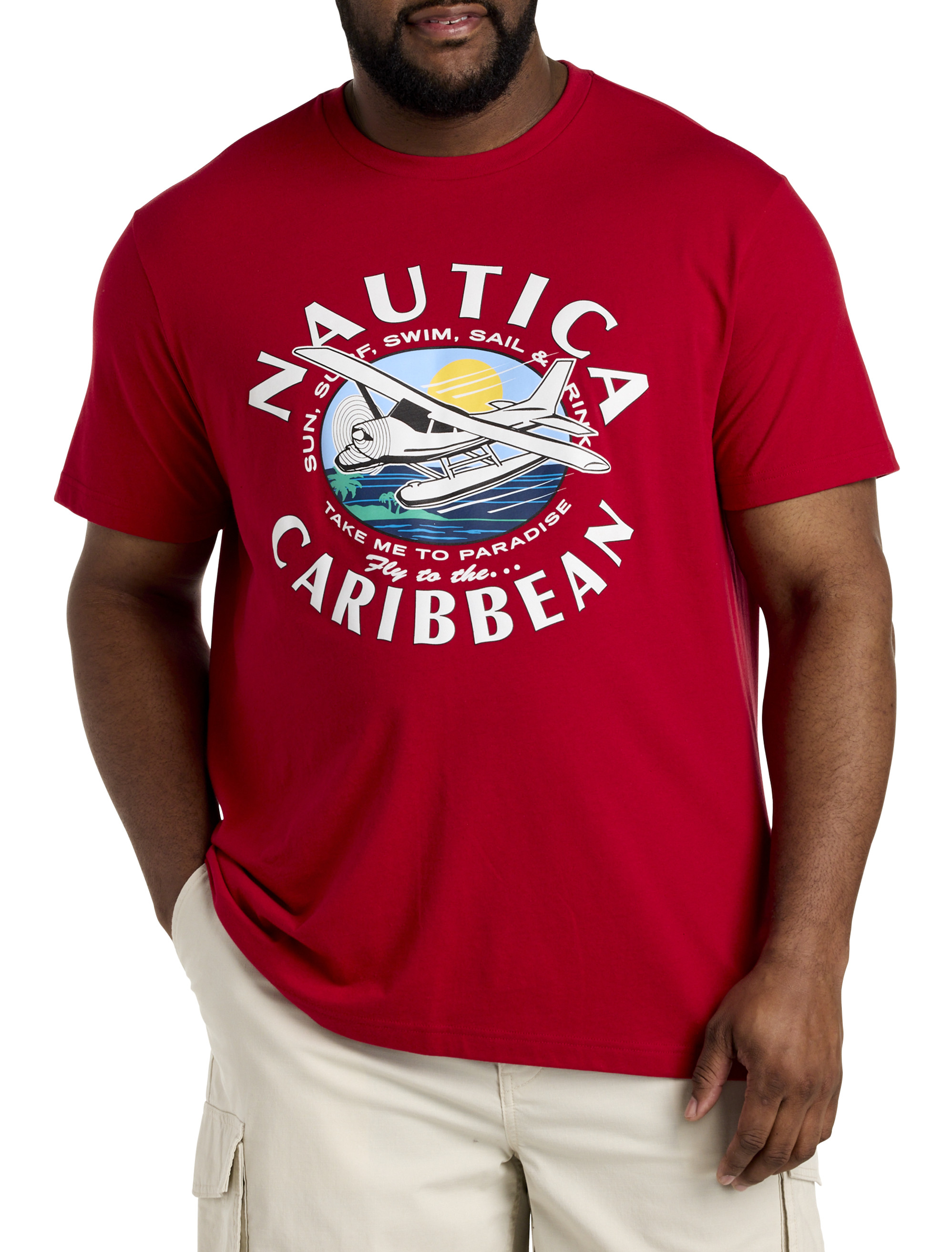Big + Tall | Nautica Caribbean Graphic Tee | DXL