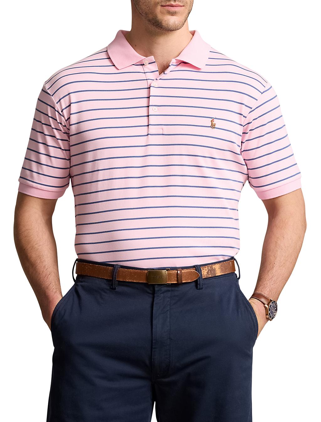 Big + Tall | Polo Ralph Lauren Striped Polo Shirt | DXL Big + Tall | Polo Ralph Lauren Striped Polo Shirt | DXL