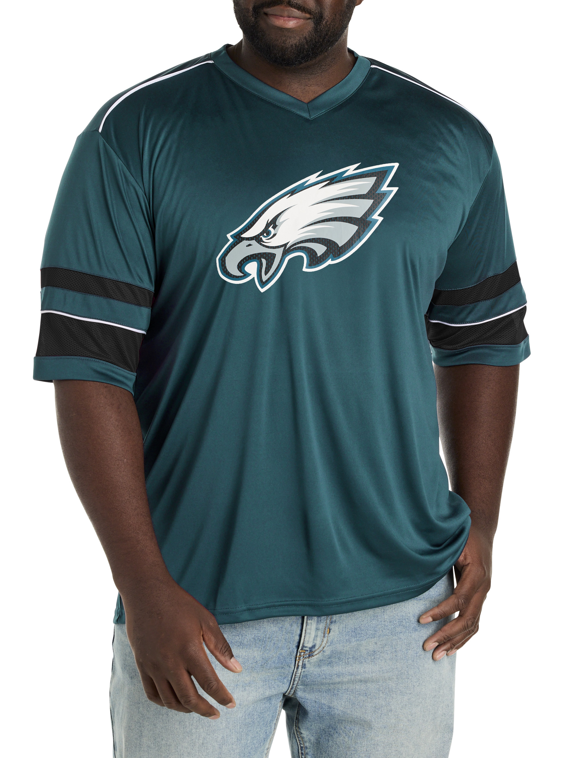 Big + Tall | NFL V-Neck Team T-Shirt | DXL