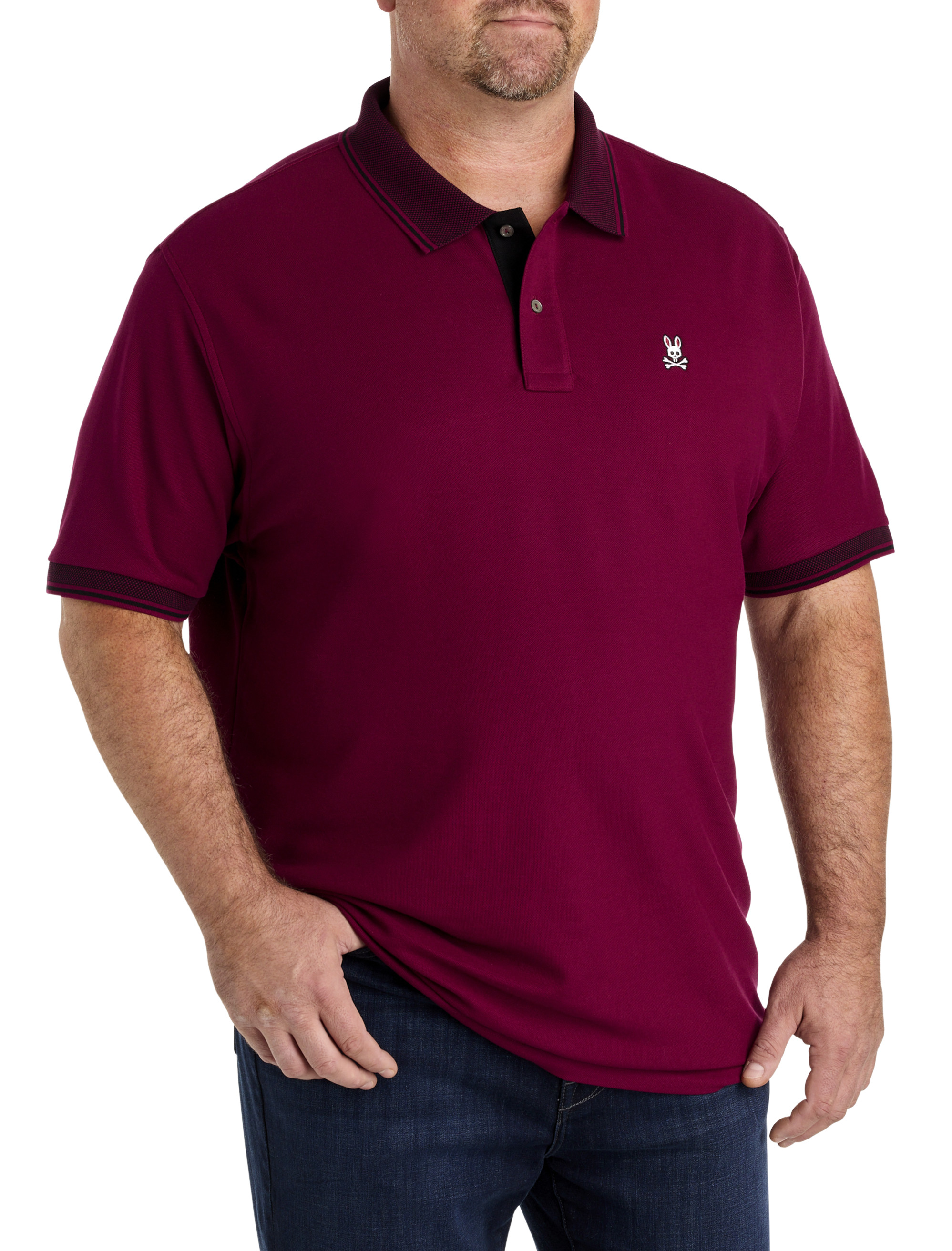 Big + Tall | Psycho Bunny Bradford Piqué Polo Shirt | DXL