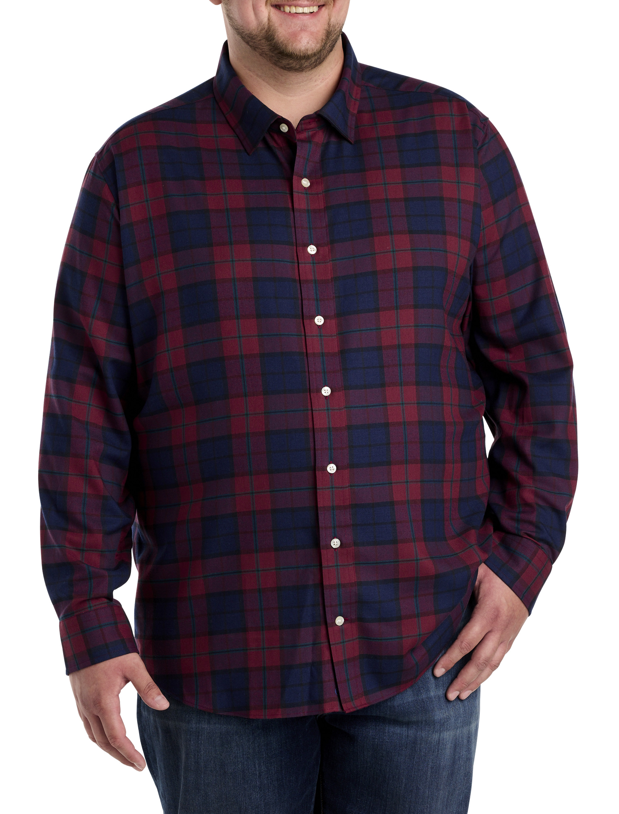 Big + Tall | Vineyard Vines Plaid Flannel Sport Shirt | DXL