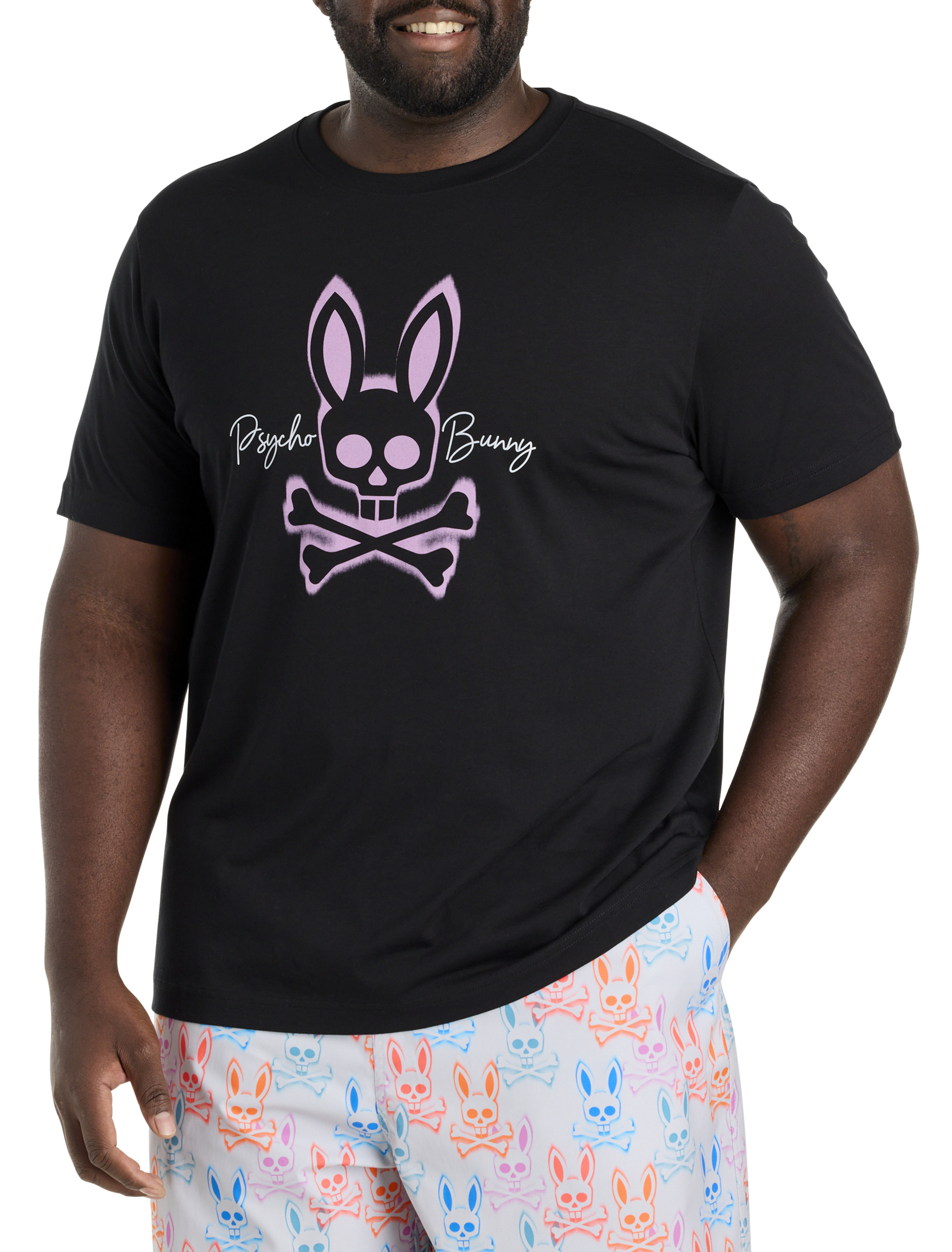 Big + Tall | Psycho Bunny Loa Graphic Tee | DXL