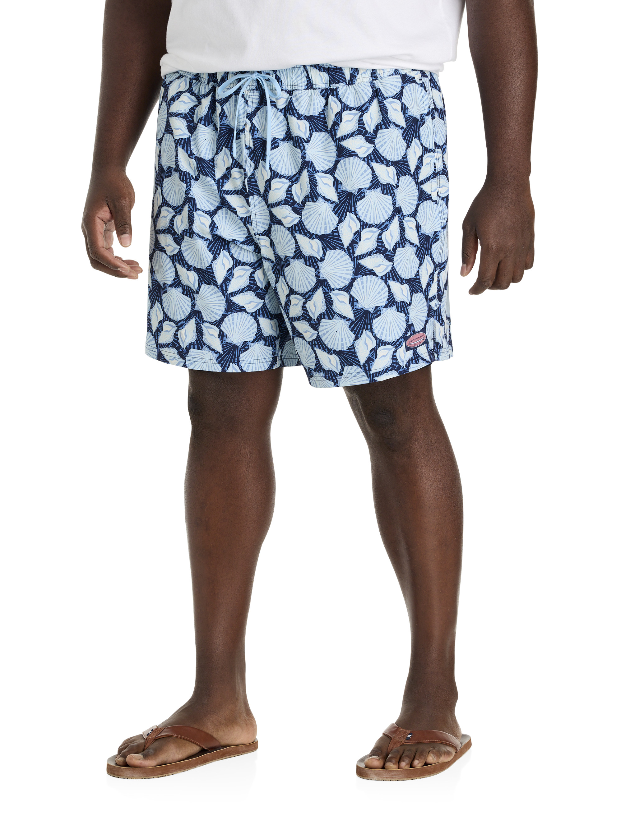 Big + Tall | Vineyard Vines Seashell Chappy Swim Trunks | DXL