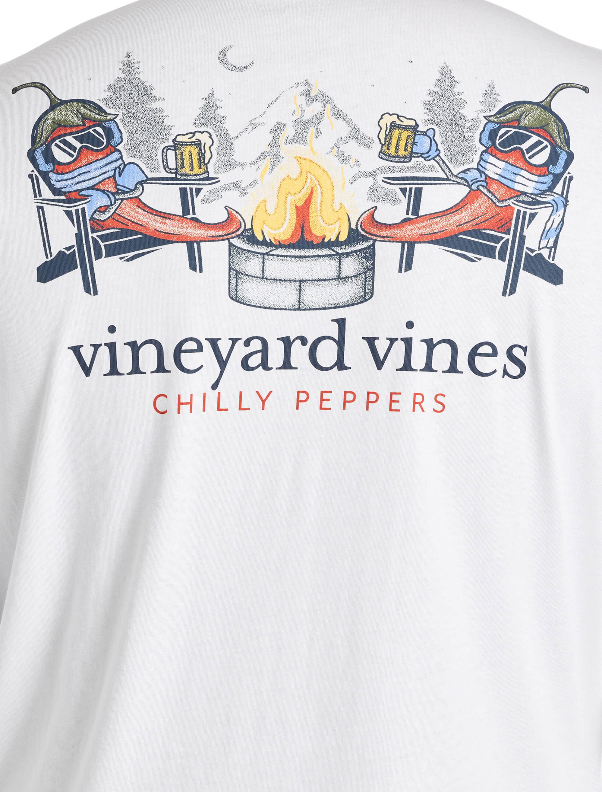 Big + Tall | Vineyard Vines Chilly Peppers Graphic Tee | DXL