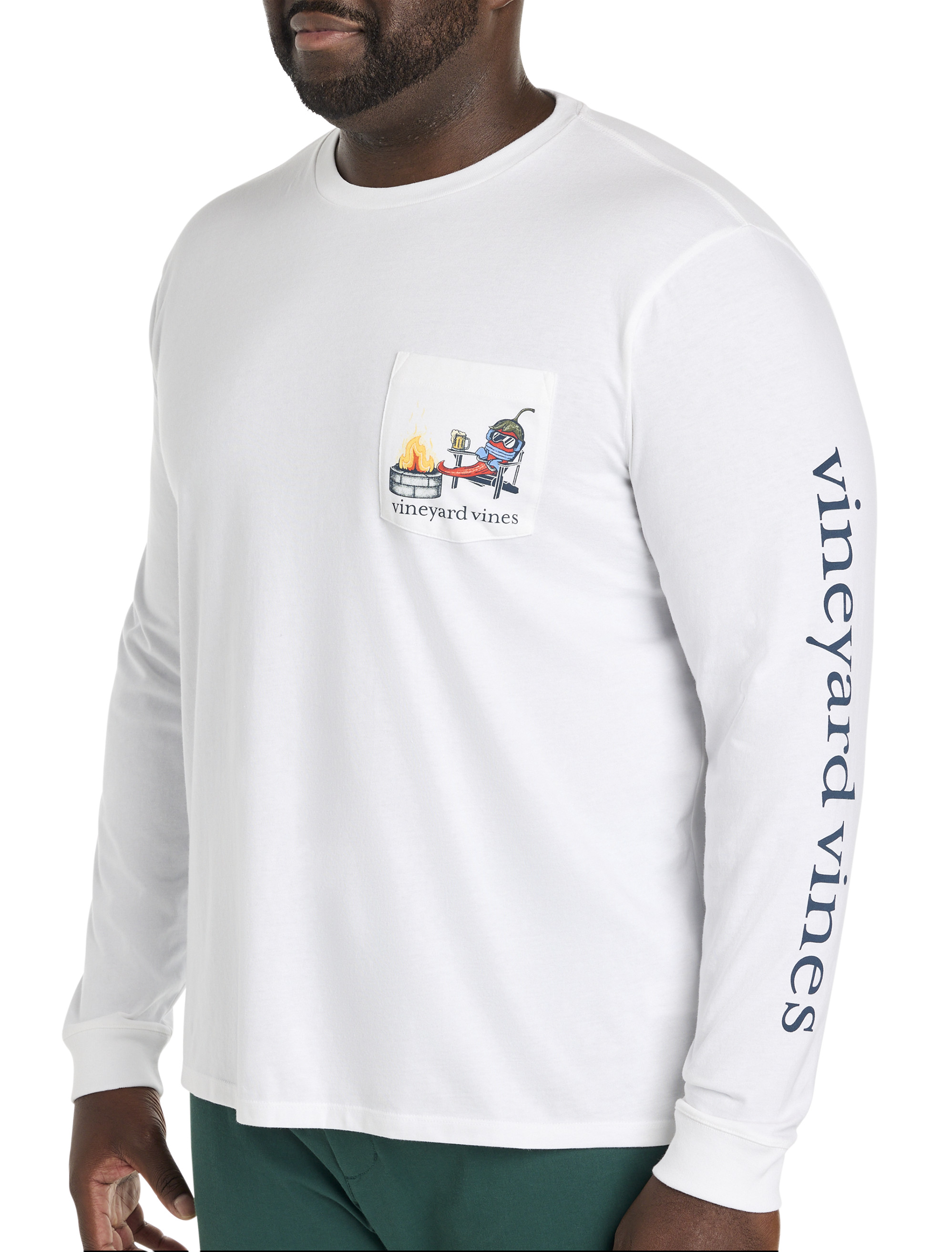 Big + Tall | Vineyard Vines Chilly Peppers Graphic Tee | DXL