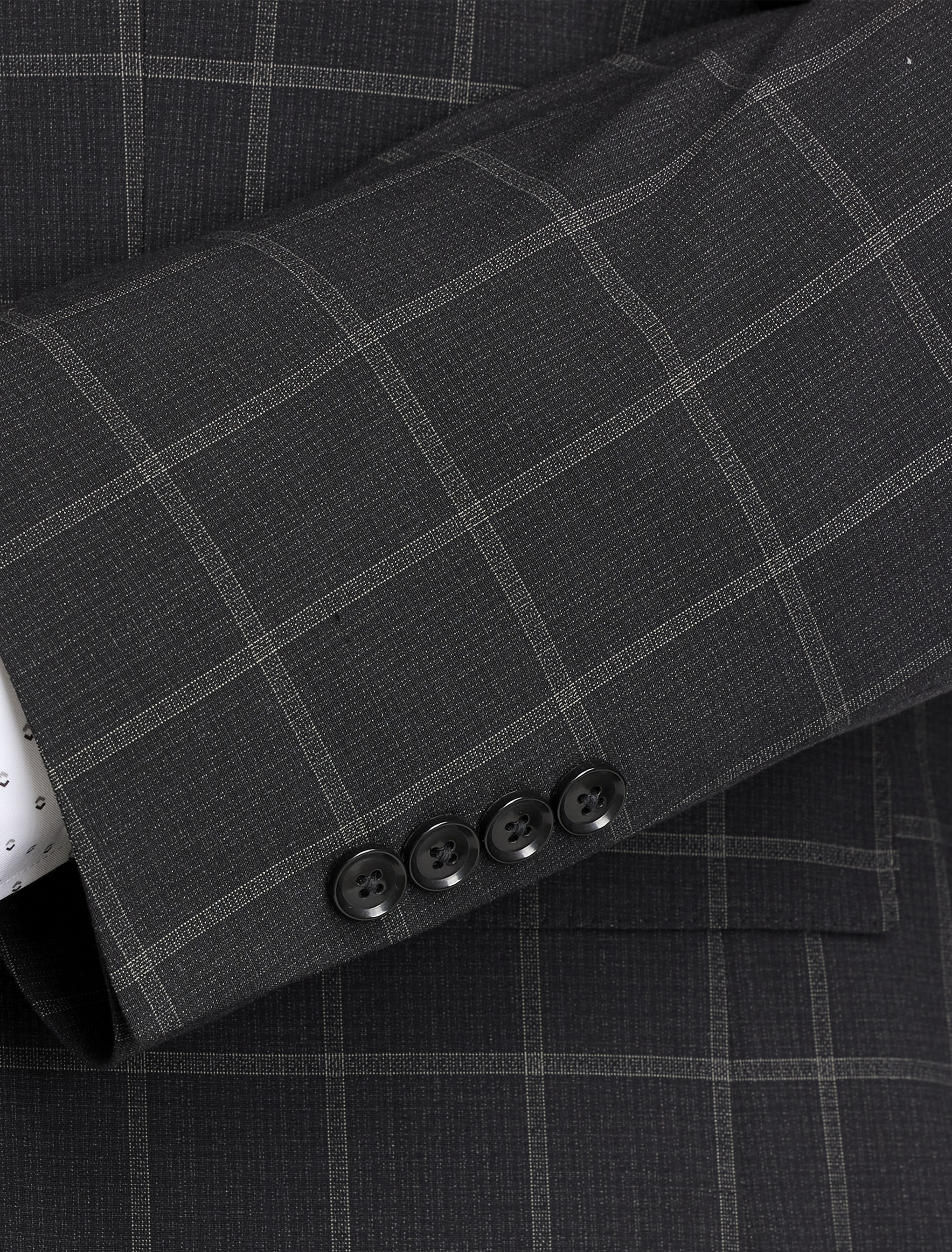 Big + Tall | Tallia Windowpane Suit Jacket | DXL