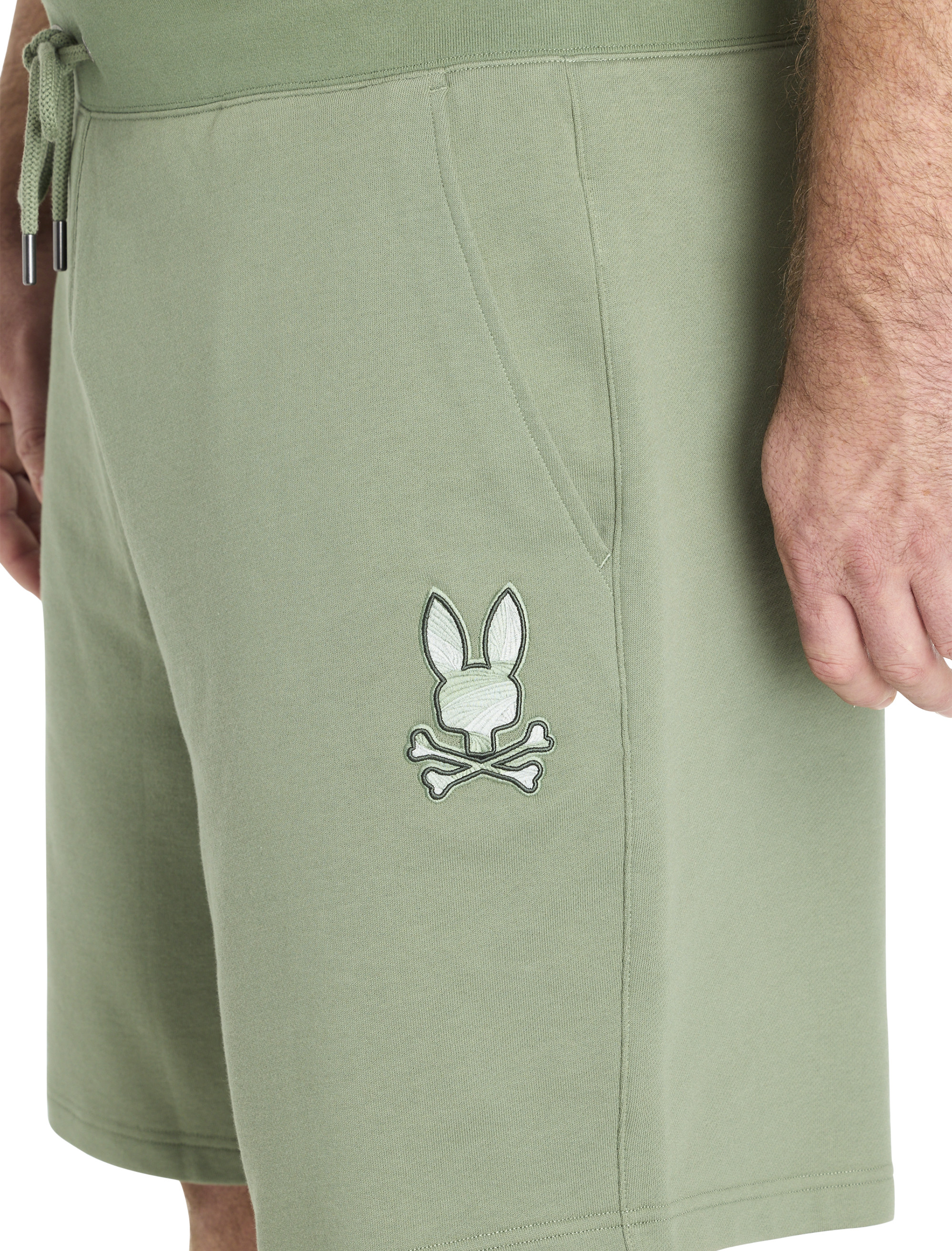 Big + Tall | Psycho Bunny Baxter Embroidered French Terry Shorts | DXL