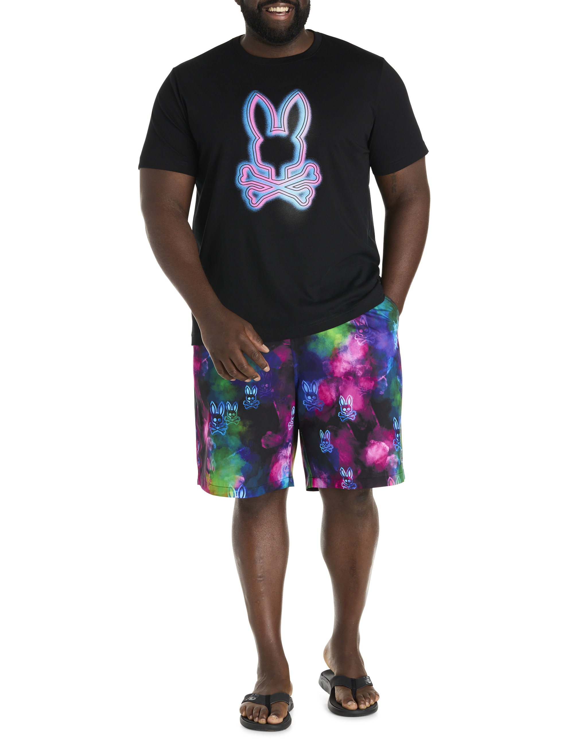Big + Tall | Psycho Bunny Dokos Swim Trunks | DXL