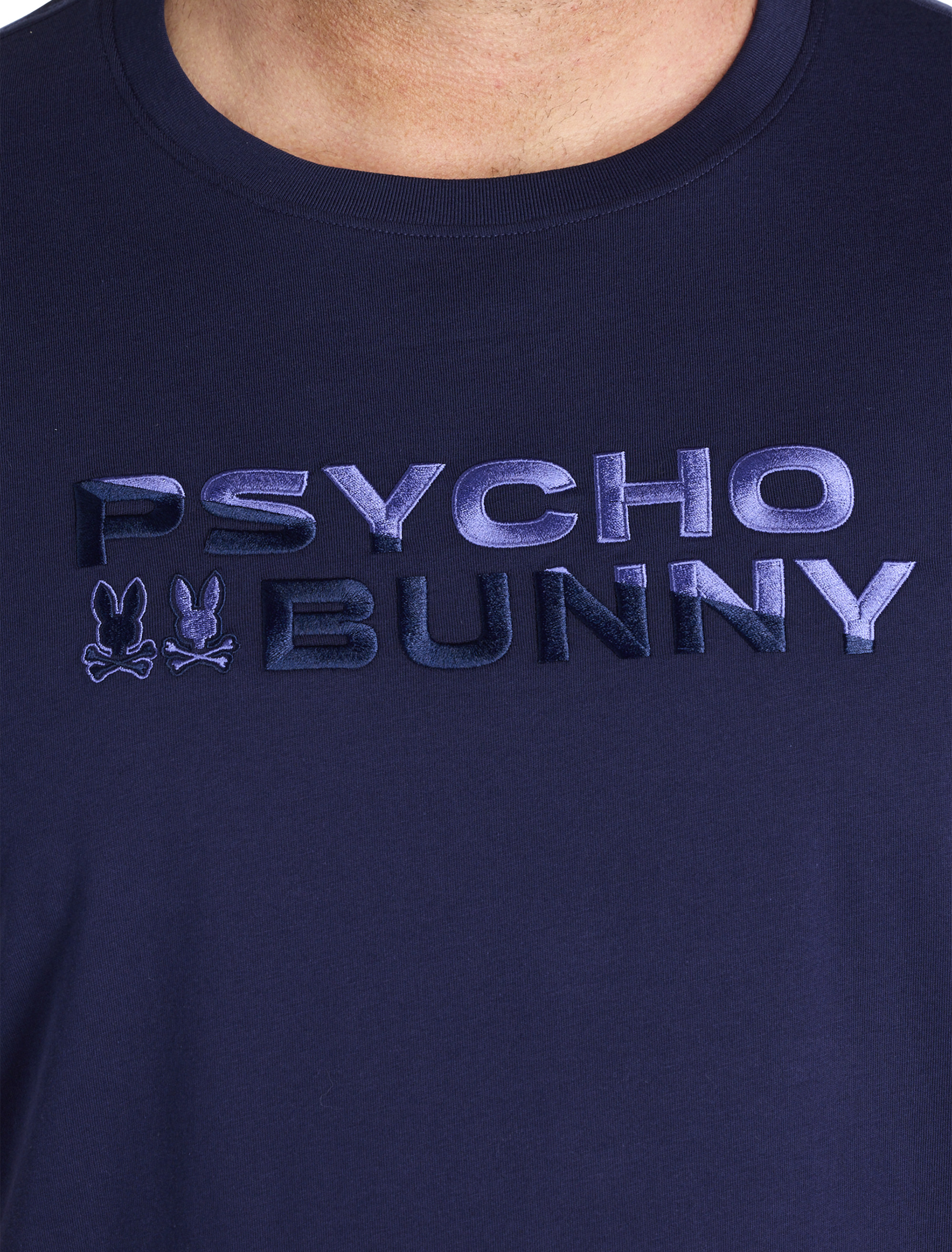 Big + Tall | Psycho Bunny Berni Wordmark Graphic Tee | DXL