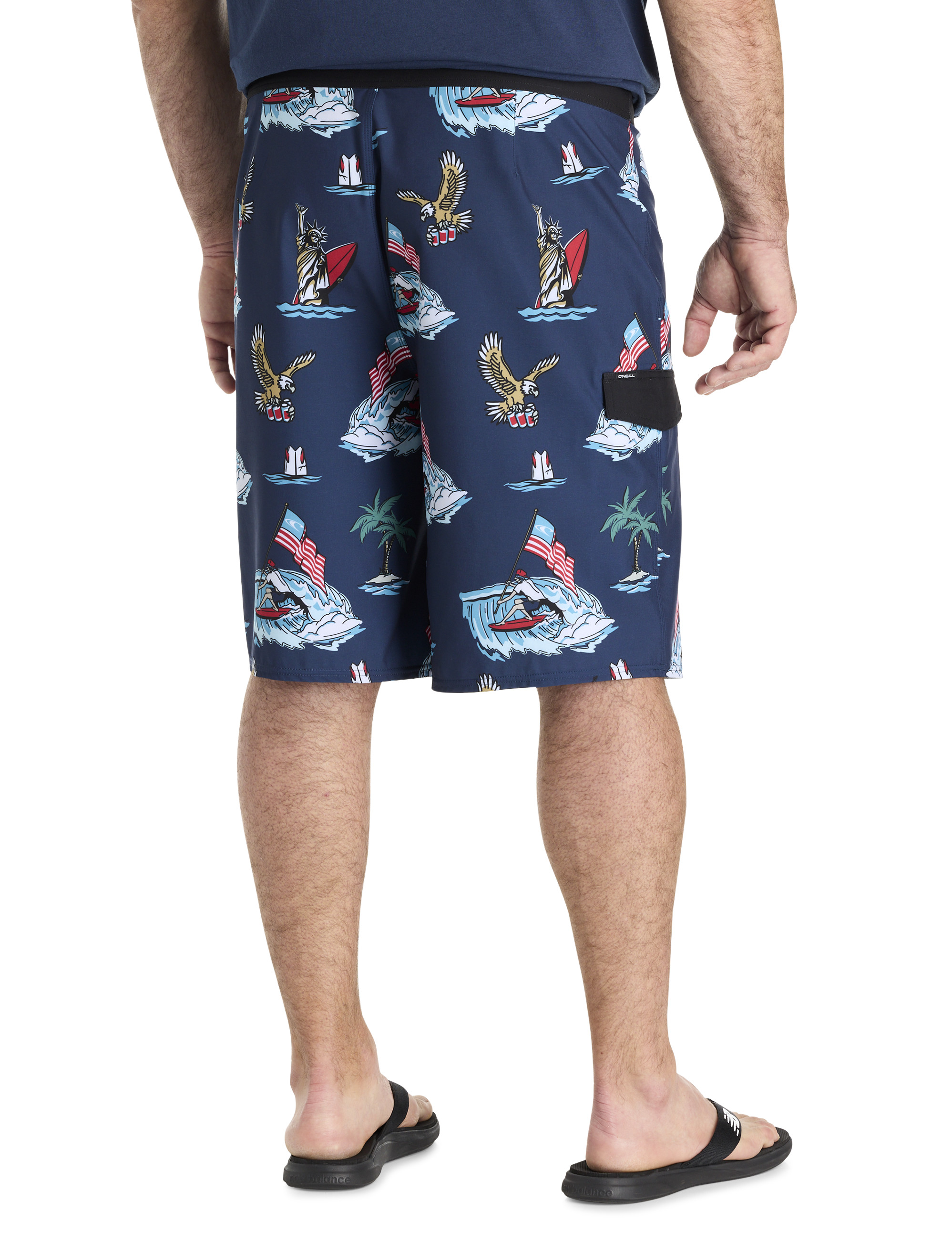 Big + Tall | O'Neill Lennox USA Swim Trunks | DXL