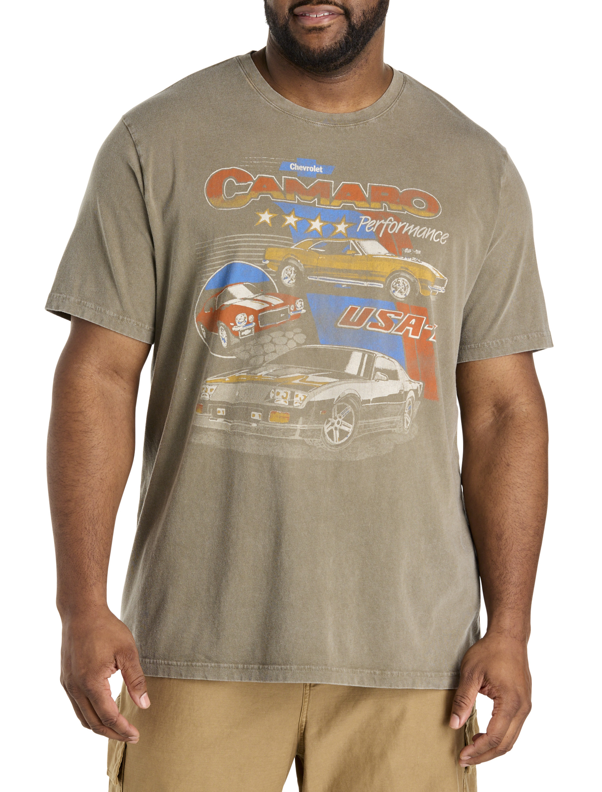 Big + Tall | Lucky Brand Camaro Montage Graphic Tee | DXL