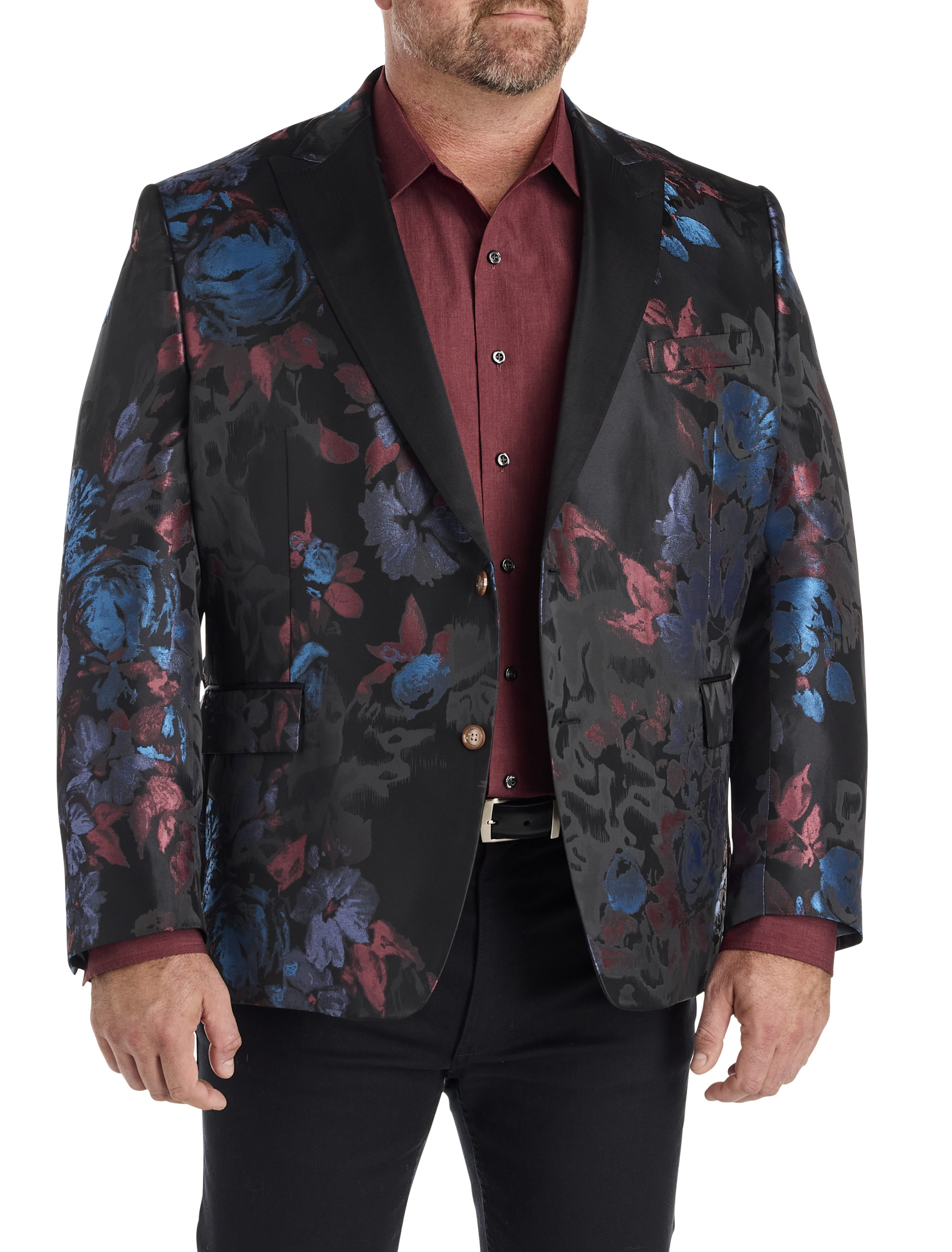 Big + Tall | Tallia Bold Floral Sport Coat | DXL