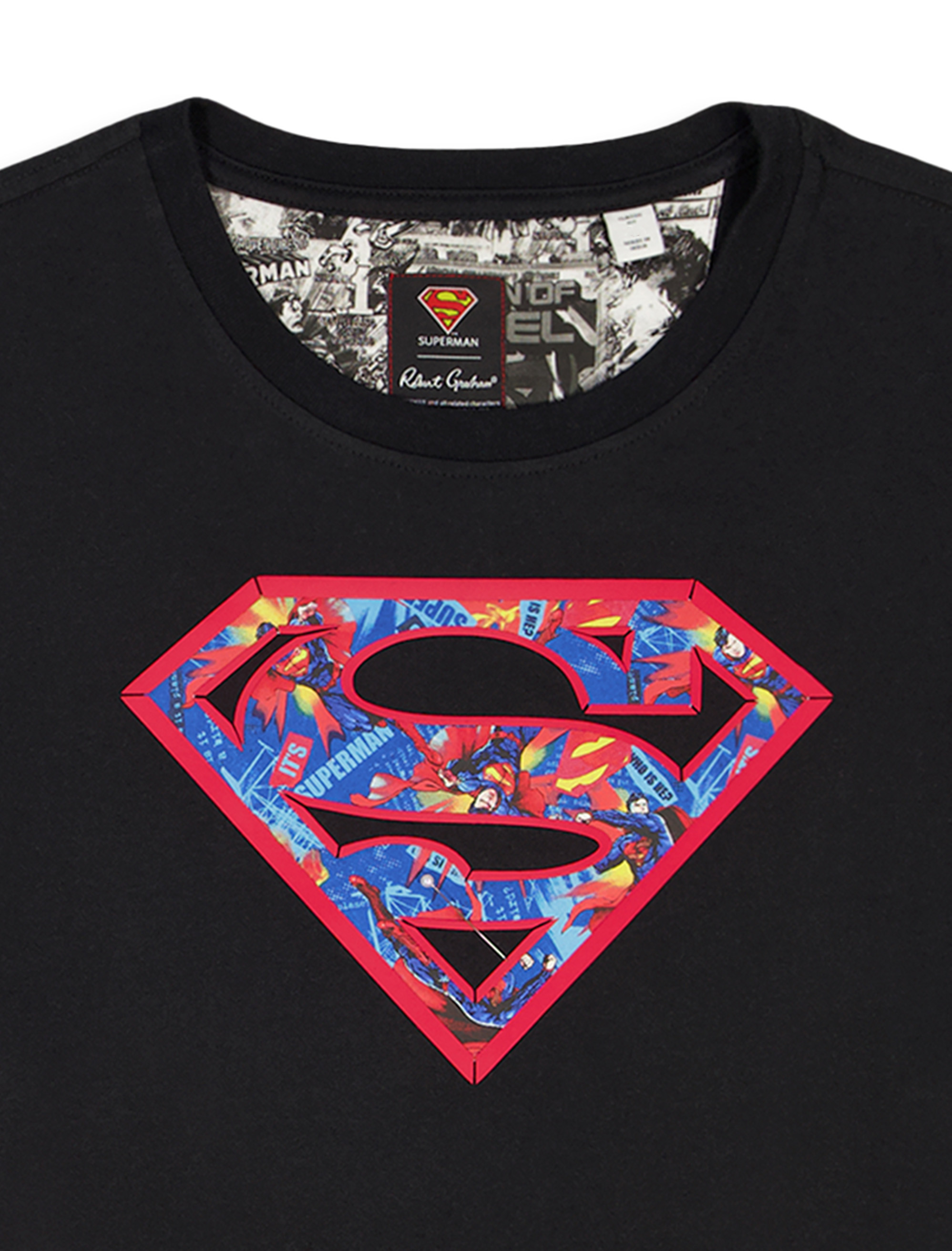 Big + Tall | Robert Graham The Superman™ x Robert Graham Shield T-Shirt ...