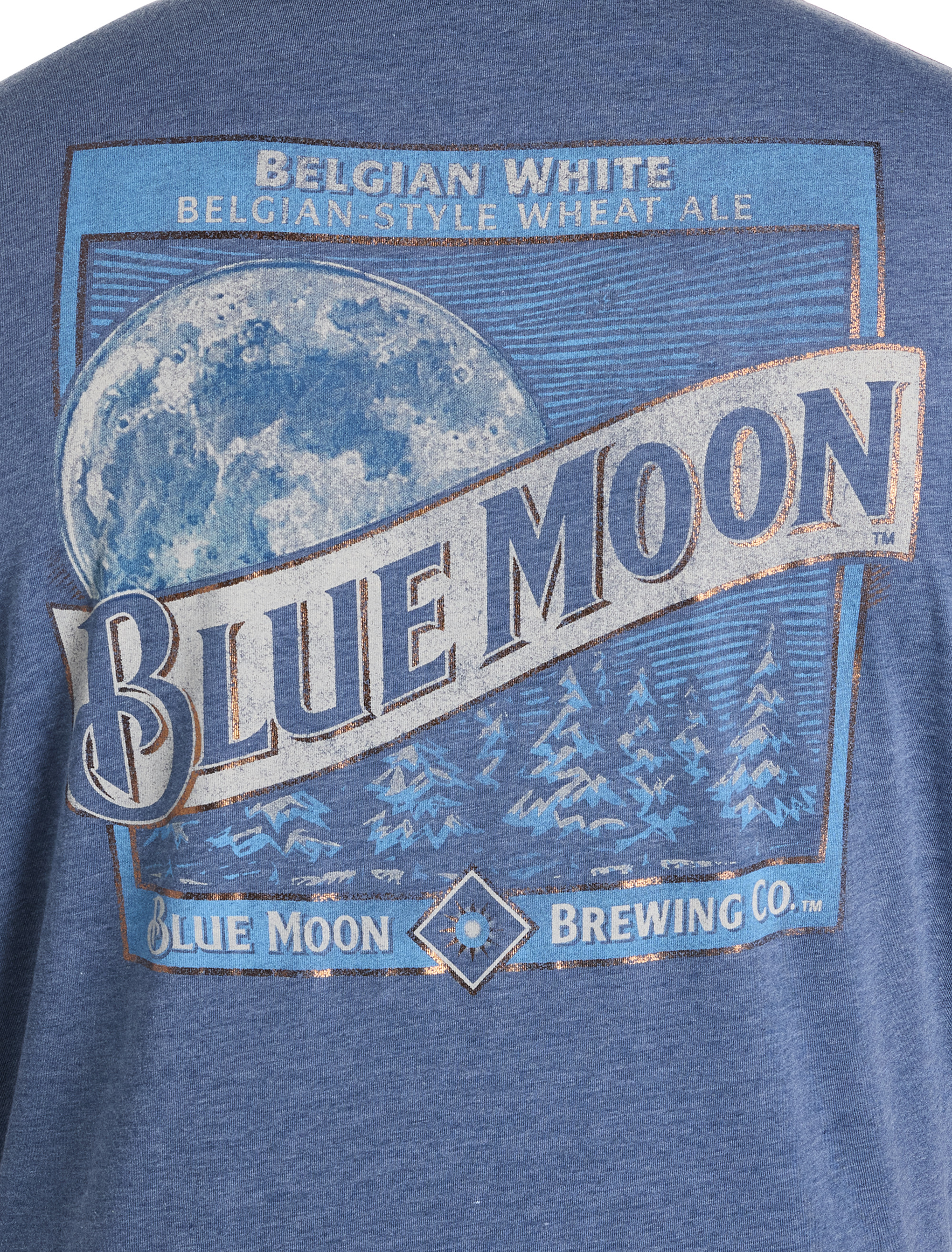 Big + Tall | Lucky Brand Blue Moon Label Graphic Tee | DXL