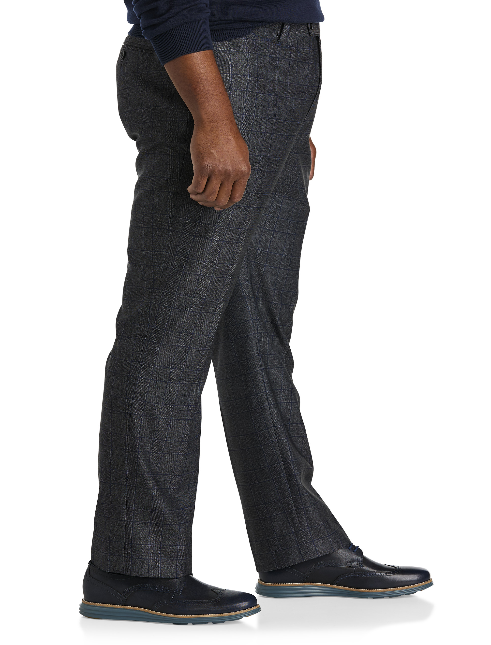 Big + Tall | Oak Hill Windowpane Dress Pants | DXL