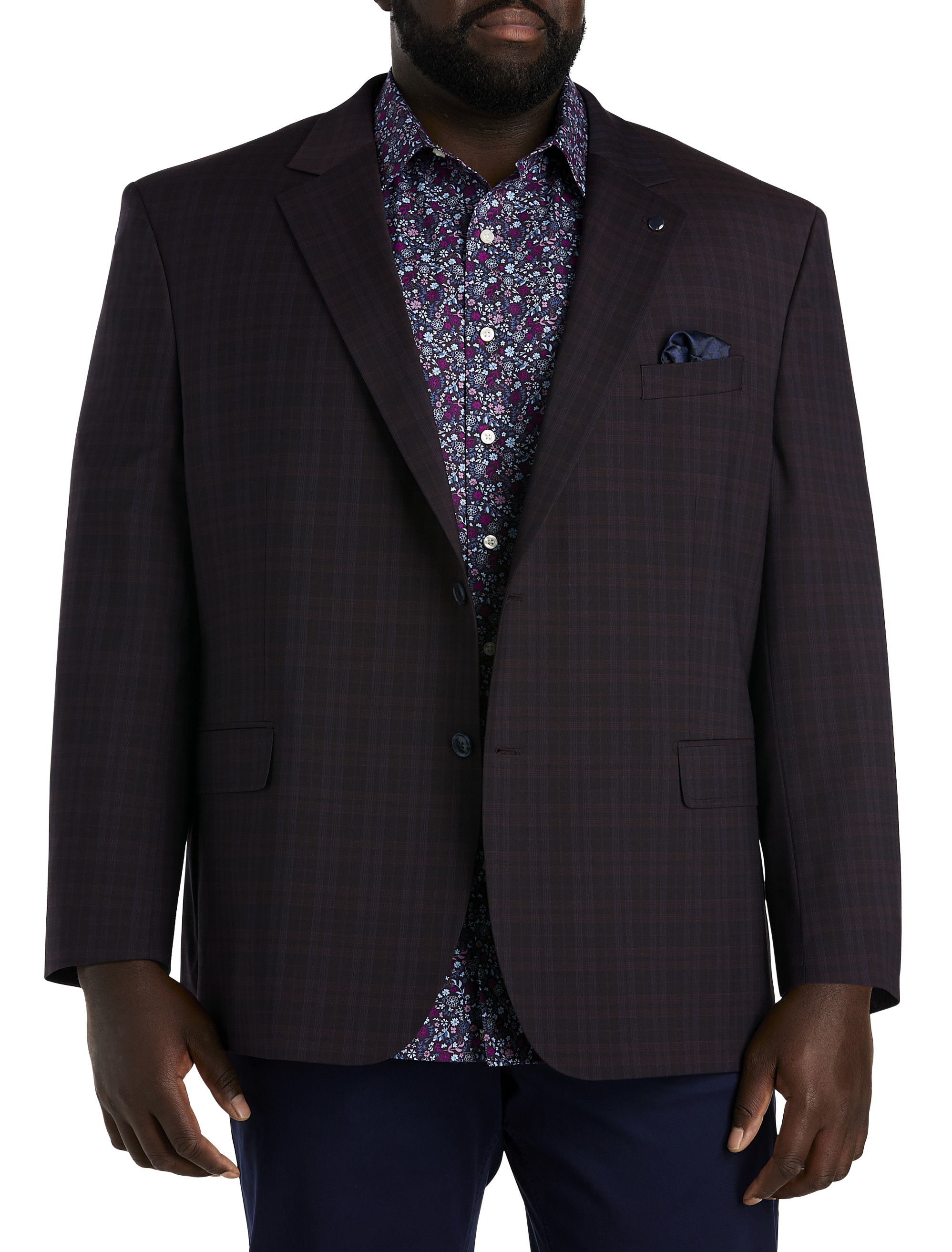 Big + Tall | Oak Hill Plaid Sport Coat | DXL