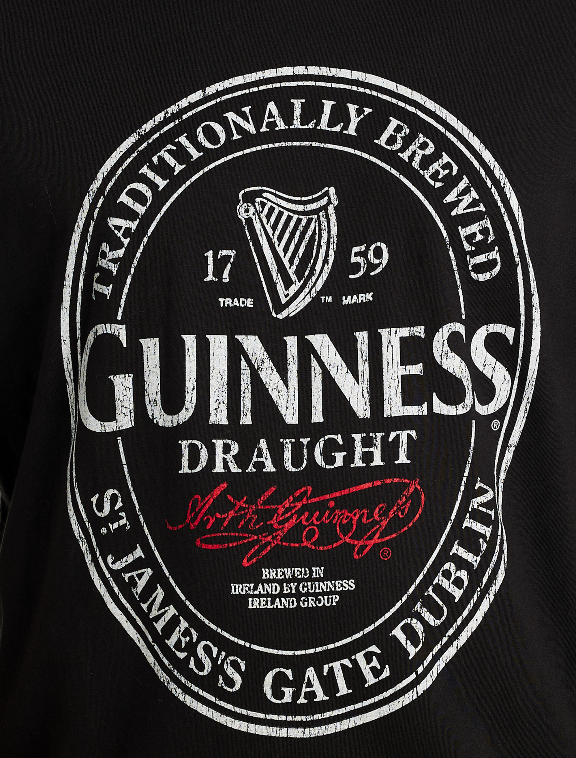 Big Tall True Nation Guinness Logo Graphic Tee Dxl