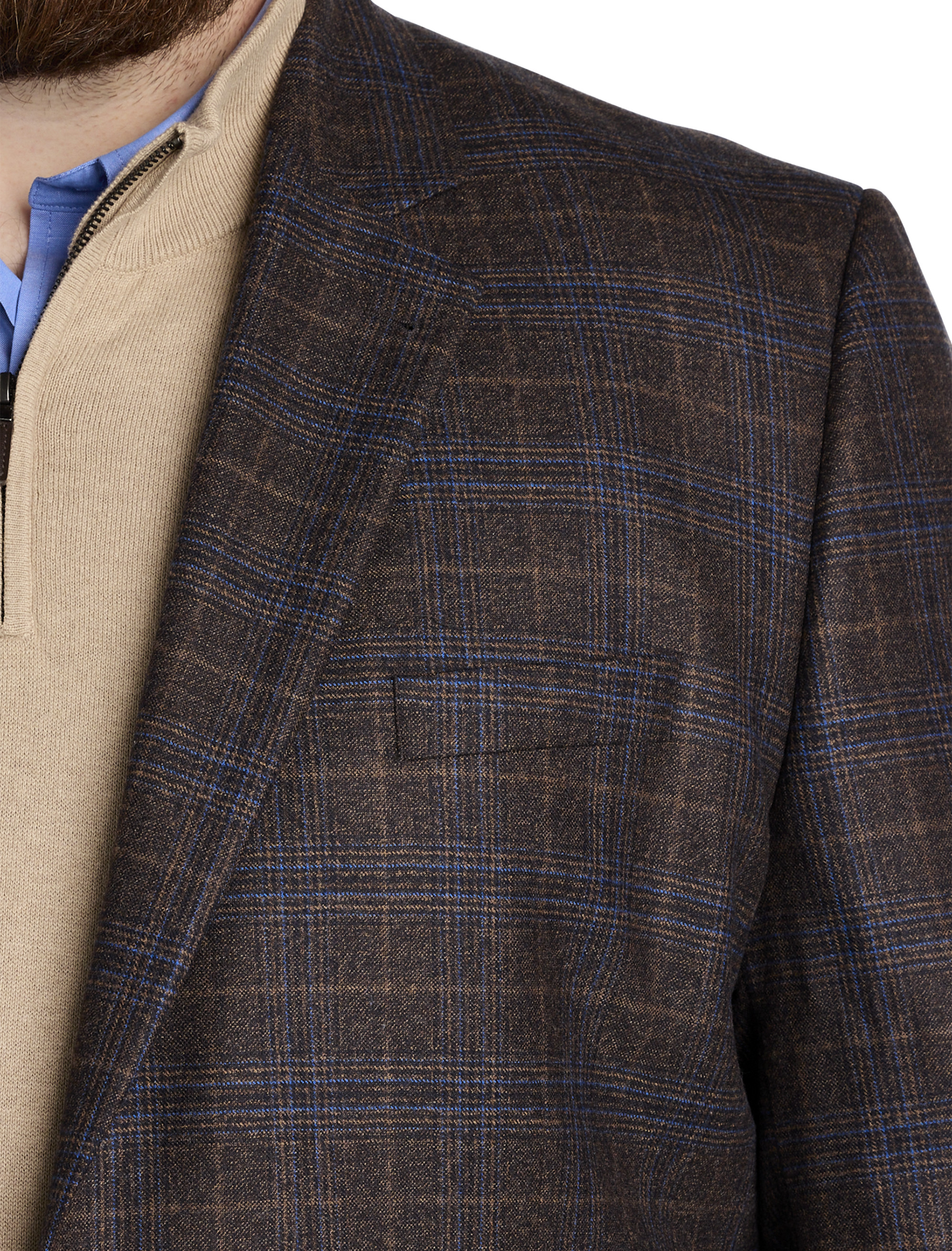 Big + Tall | Oak Hill Premium Plaid Sport Coat | DXL