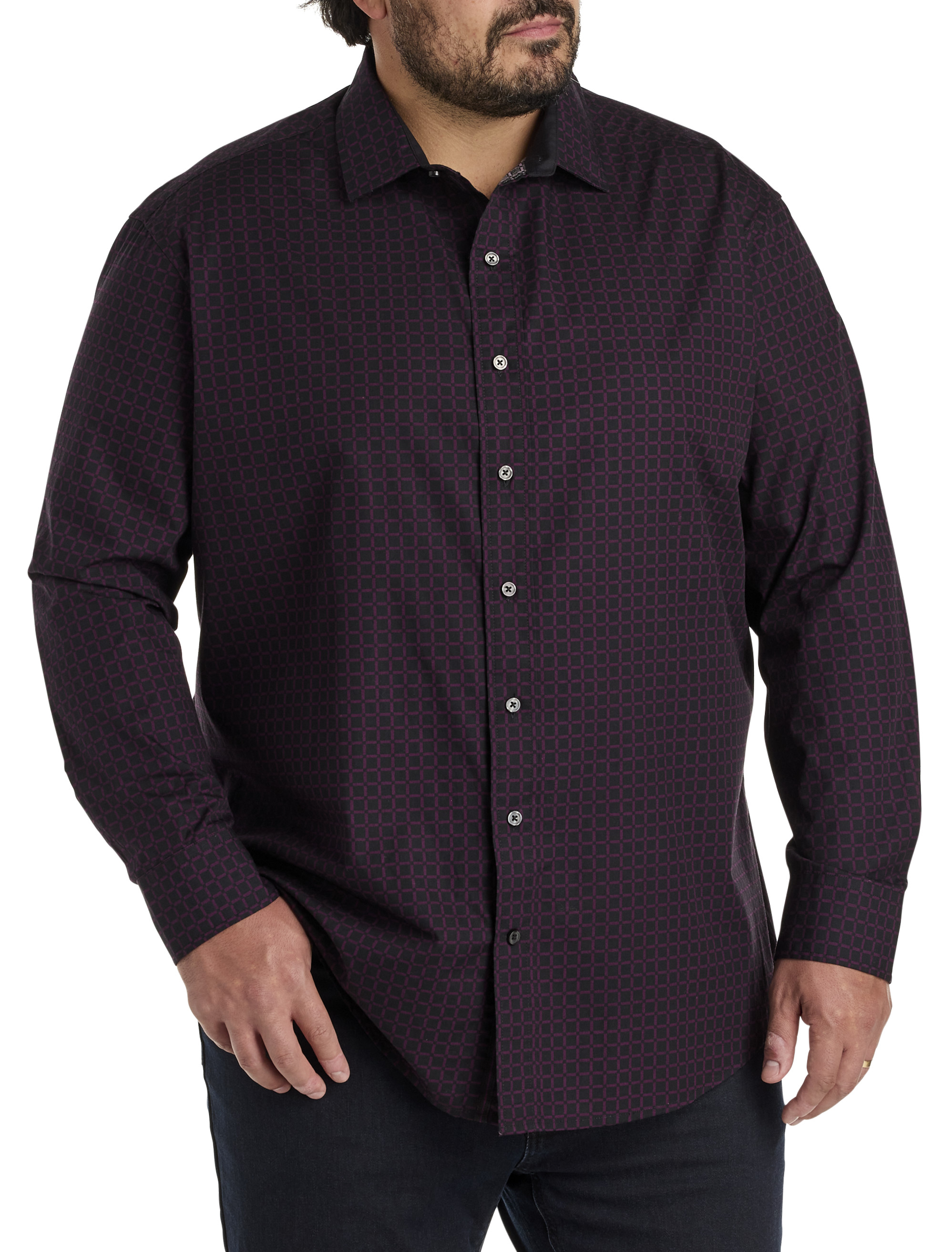 Big + Tall | Synrgy Check Sport Shirt | DXL