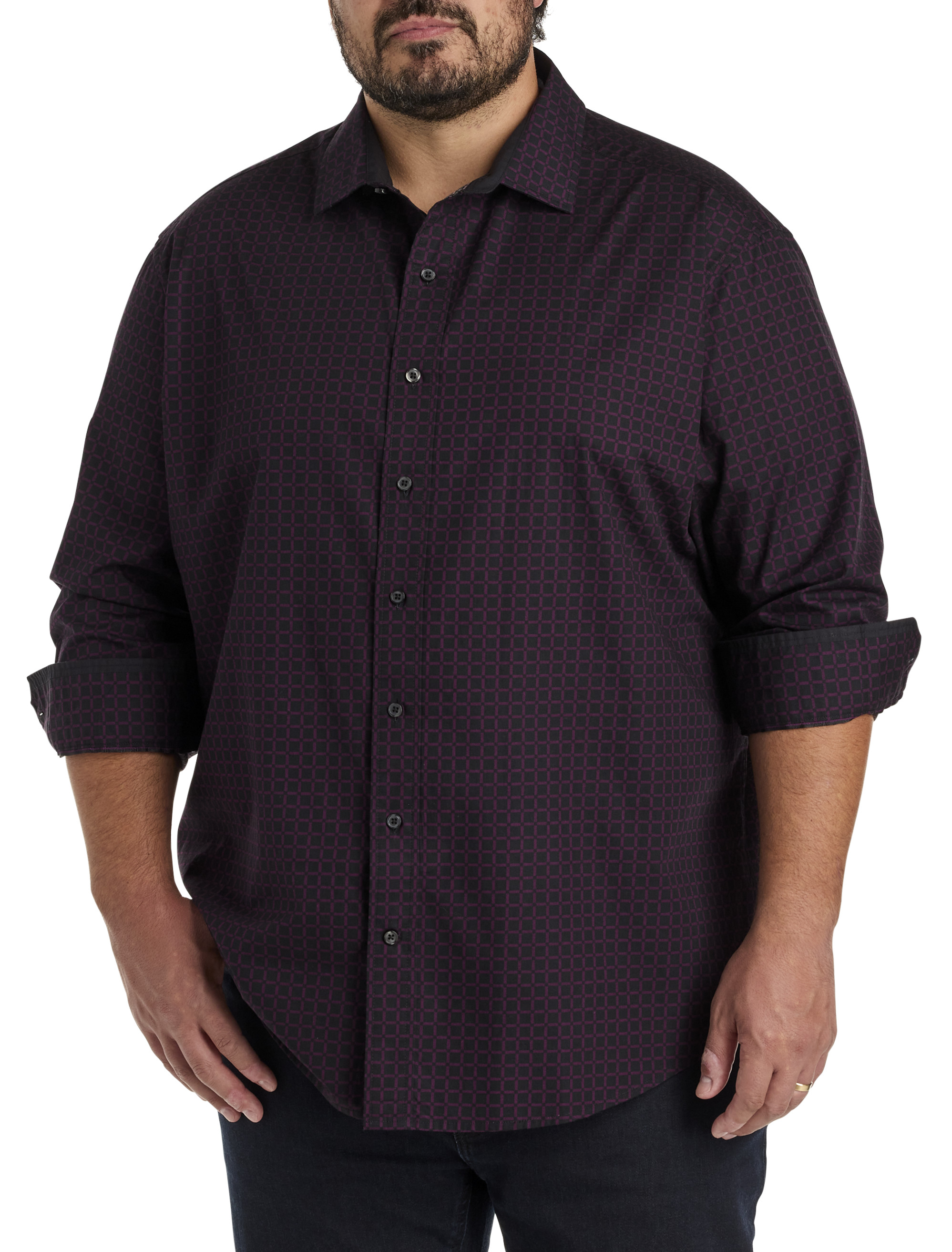 Big + Tall | Synrgy Check Sport Shirt | DXL