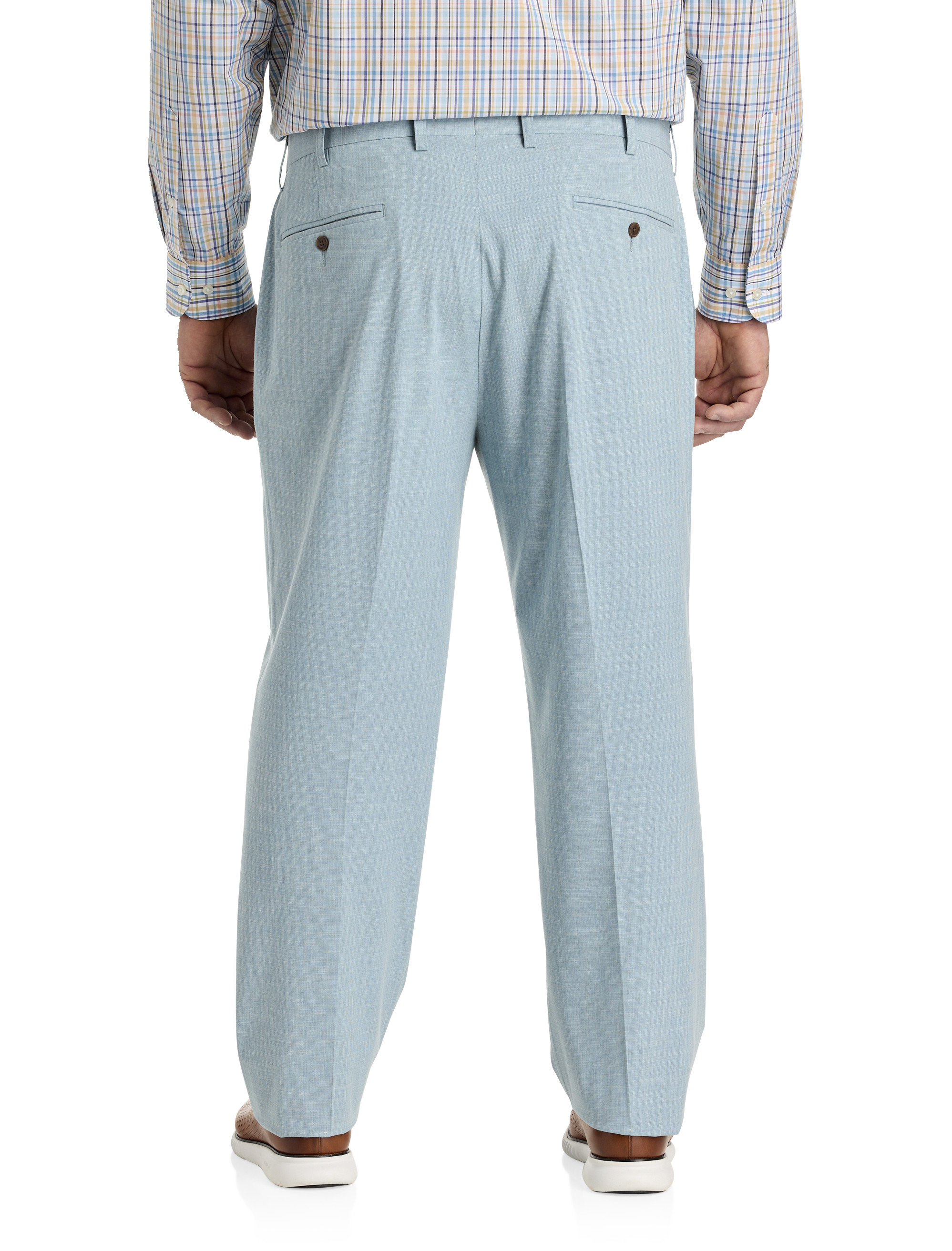 Big + Tall | Oak Hill Cross Hatch Suit Pants | DXL