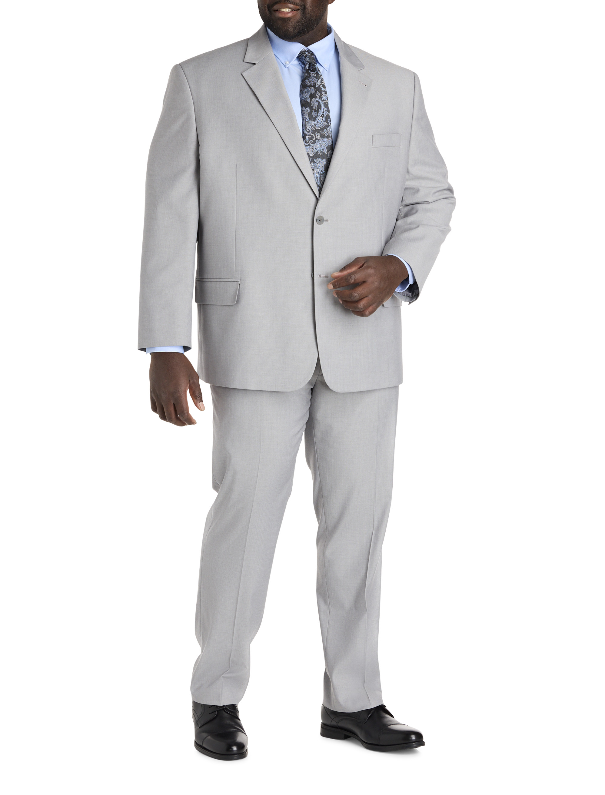 Big + Tall | Oak Hill Jacket-Relaxer Chevron Suit Jacket | DXL