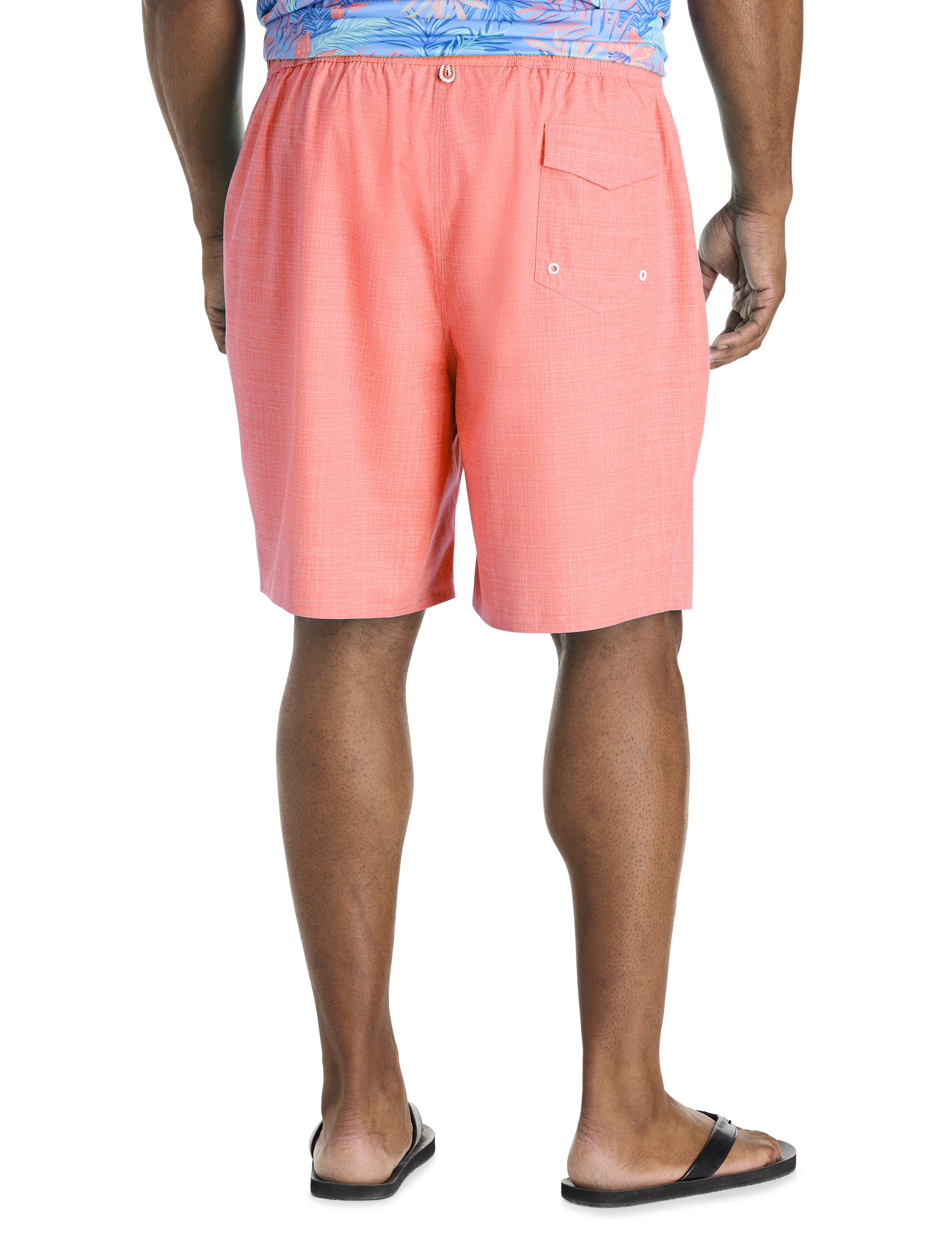 Big + Tall | Harbor Bay Crosshatched Swim Trunks | DXL