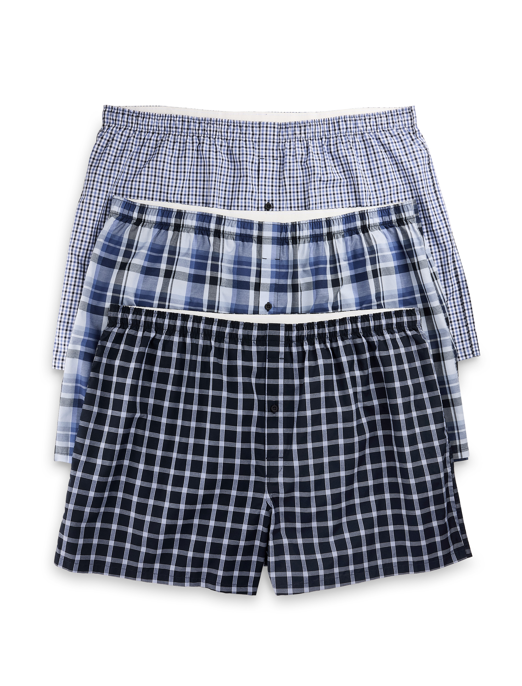 Big + Tall | Harbor Bay 3-pk 4.5 Inch Woven Boxers | DXL