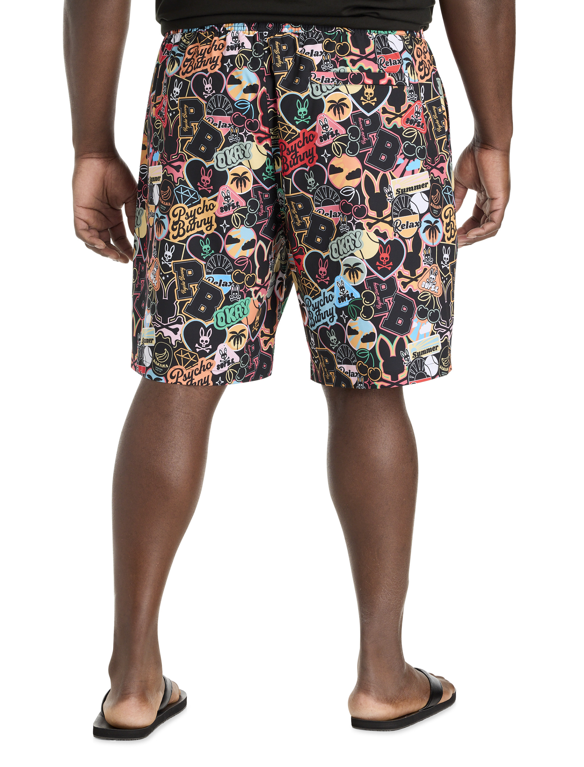 Big + Tall | Psycho Bunny Marco Swim Trunks | DXL