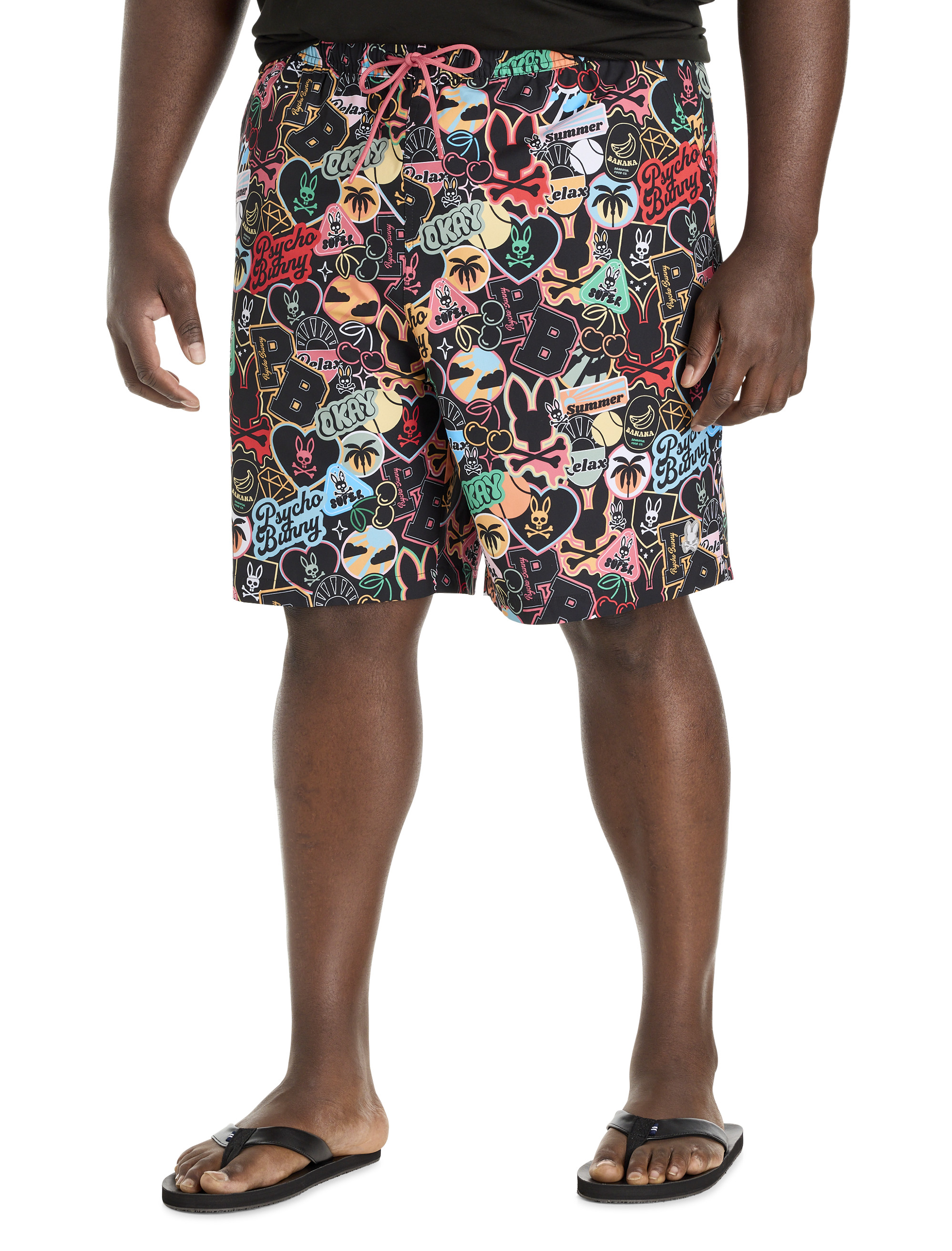 Big + Tall | Psycho Bunny Marco Swim Trunks | DXL