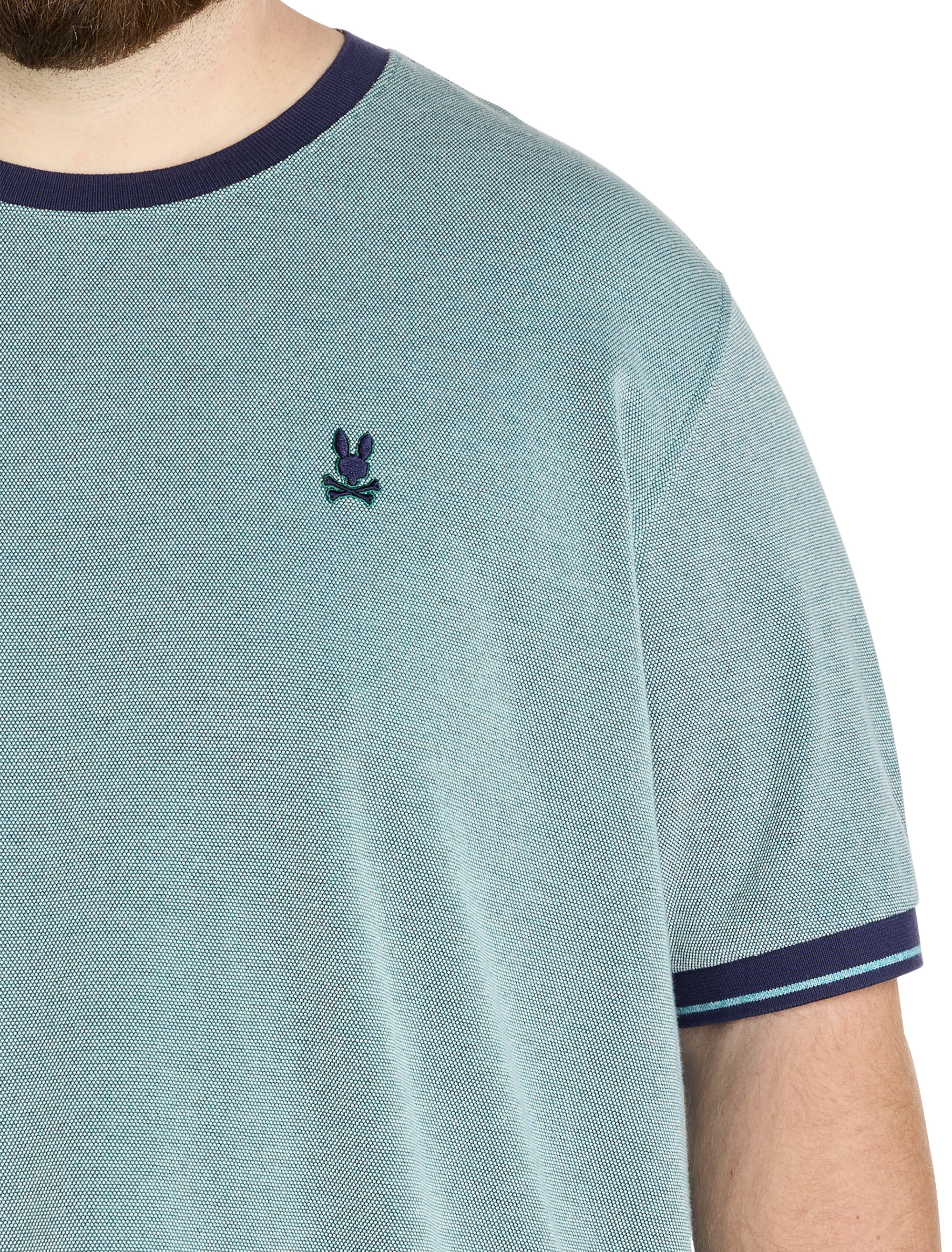 Big + Tall | Psycho Bunny Quinton Textured T-Shirt | DXL