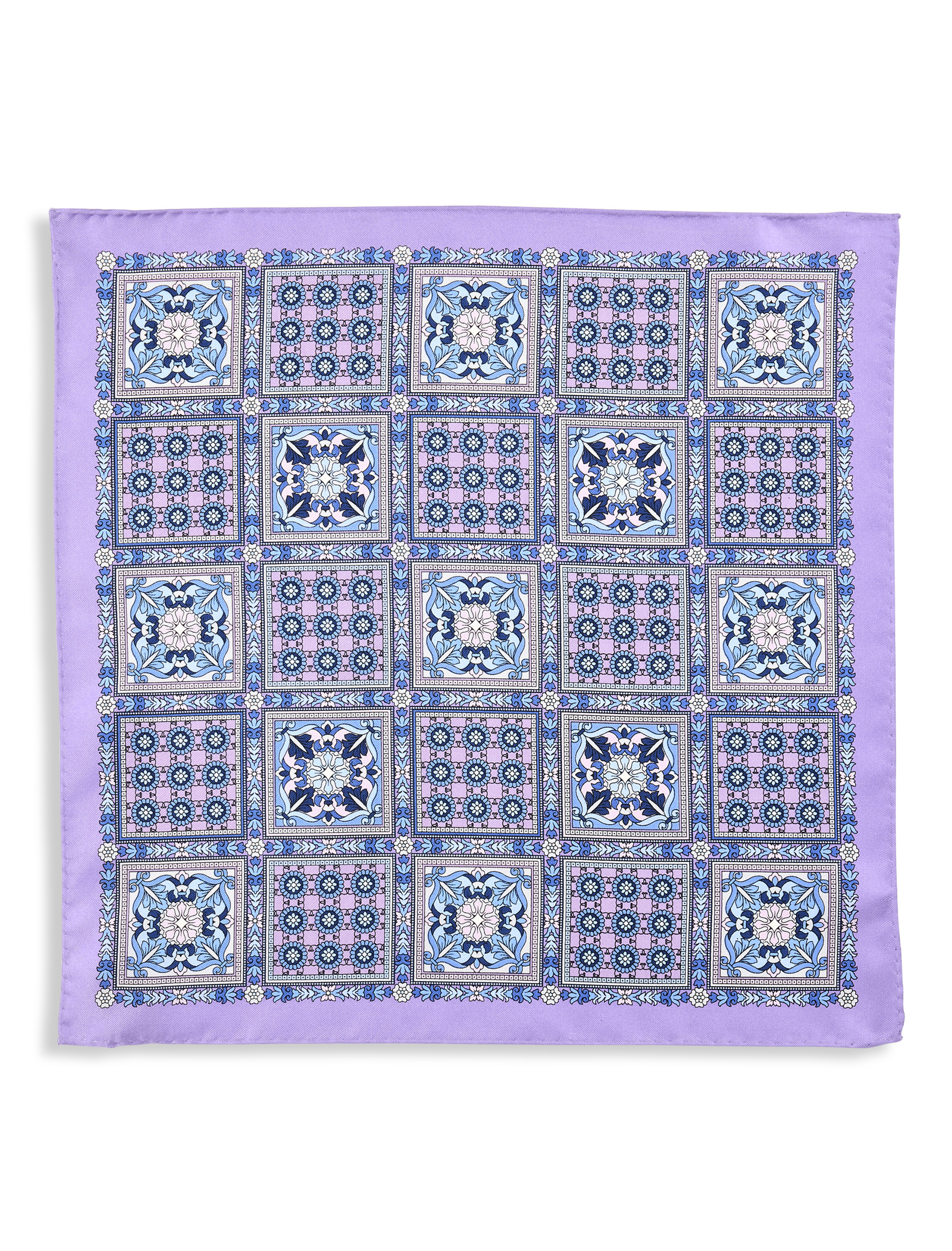 Big + Tall | Oak Hill Premium Multi Square Silk Pocket Square | DXL